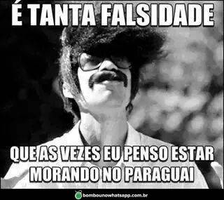 É tanta falsidade que as vezes eu penso estar morando no - Bombou no ...